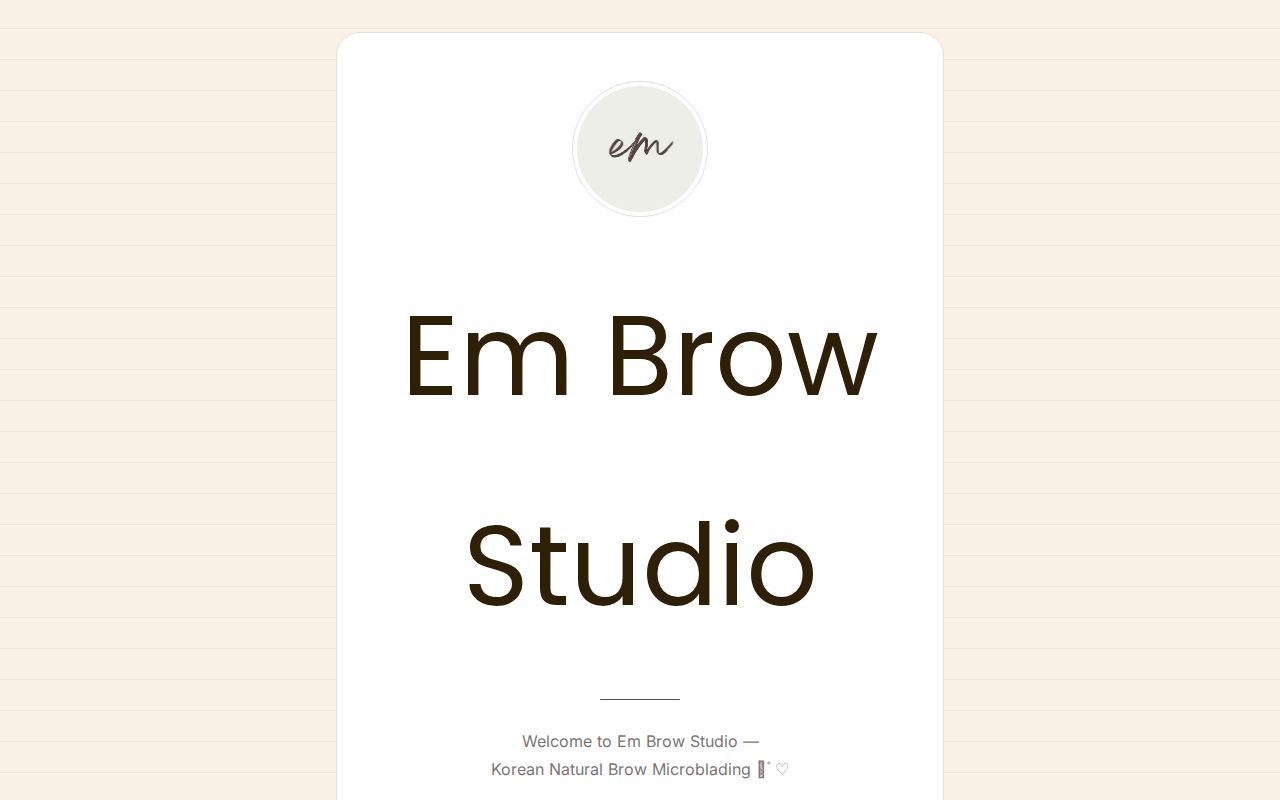 Em Brow Studio